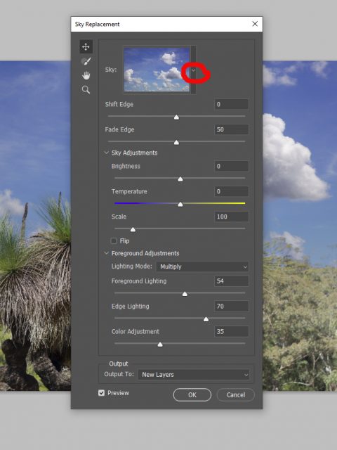 Sky Replacement Instructions